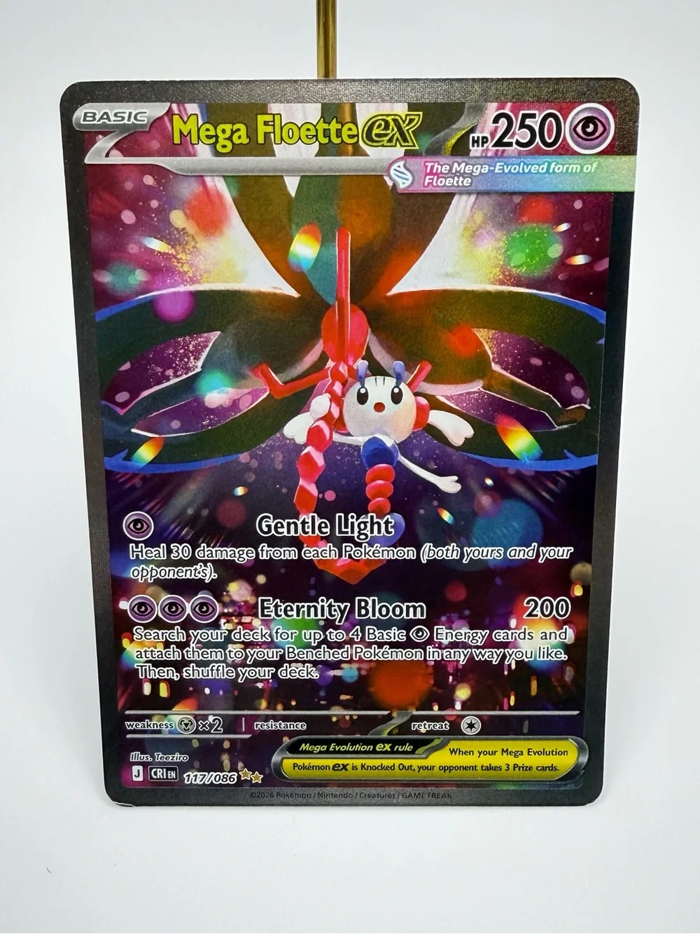 Toys | New Perfect Condition Mega Floette Ex Pokmon Card | Poshmark